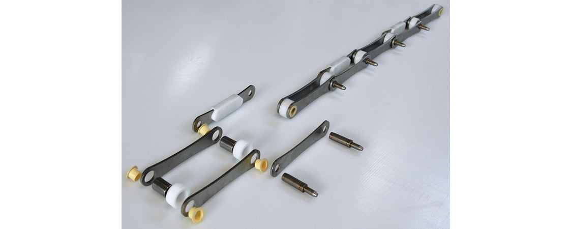 SELF-LUBRICATING CHAINS FOR ICE CREAM REFRIGERATION TUNNELS - ZMC Italia