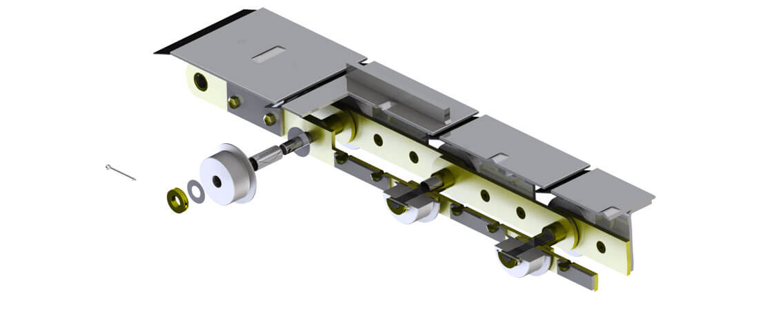 Chain for ovens in paintshop of car industry - ZMC Italia