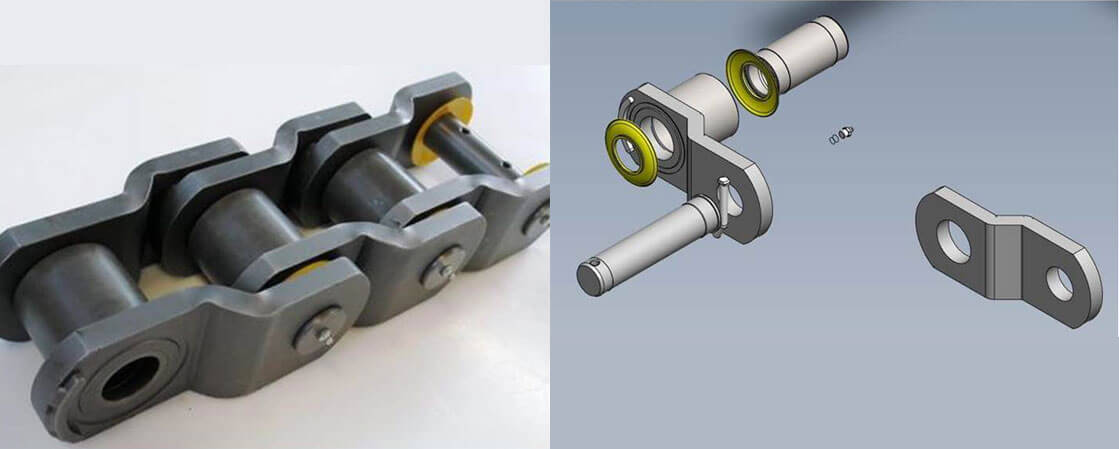 Low maintenance chains with sealings - ZMC Italia